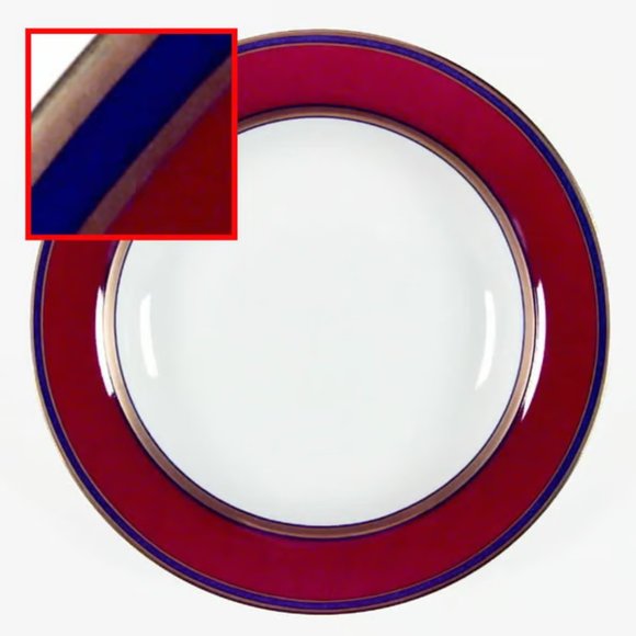 Vintage | Dining | Vintage Muirfield Imperial Palace 333 Red Blue Gold ...